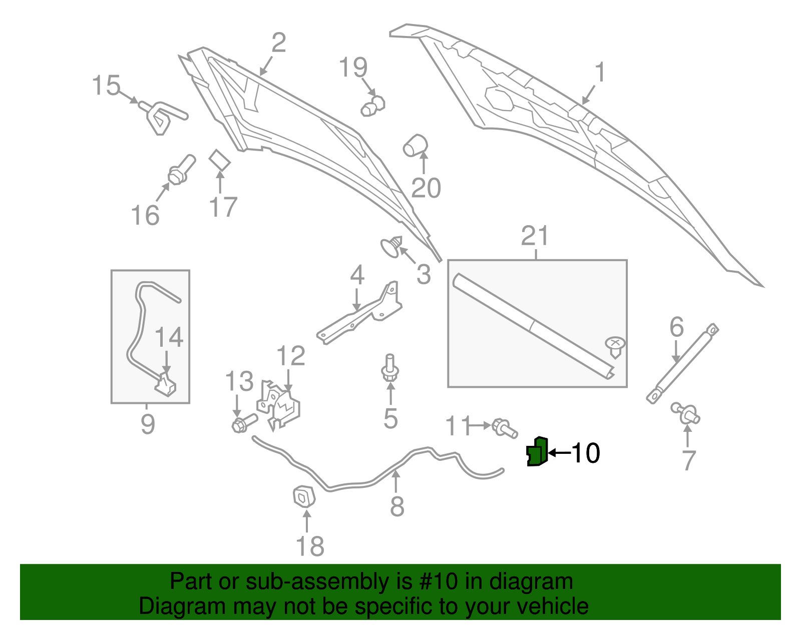 2009-2014 Ford F-150 Release Handle 9L3Z-16916-AA | OEM Parts Online