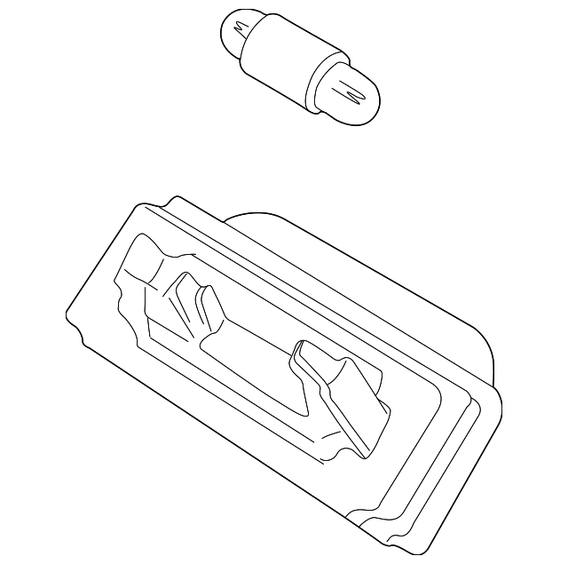 170-820-06-56 - License Lamp 2001-2004 Mercedes-Benz | Mercedes-Benz ...