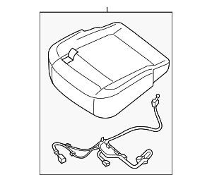 87350-9JB6A - Seat Cushion - 2014-2021 Nissan | Nissan OEM Parts Direct