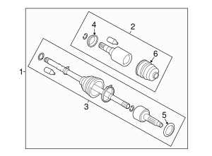 2003-2011 Subaru Inner Boot 28323SA020 | Subaru Parts Store