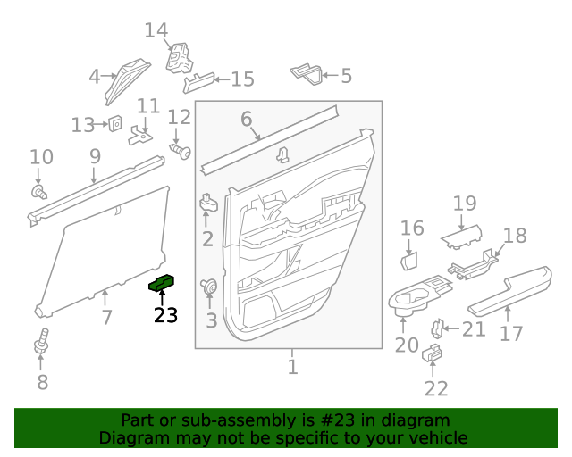 34750-TZ3-A01 - Courtesy Lamp 2019-2023 Honda Passport | Honda Parts Online