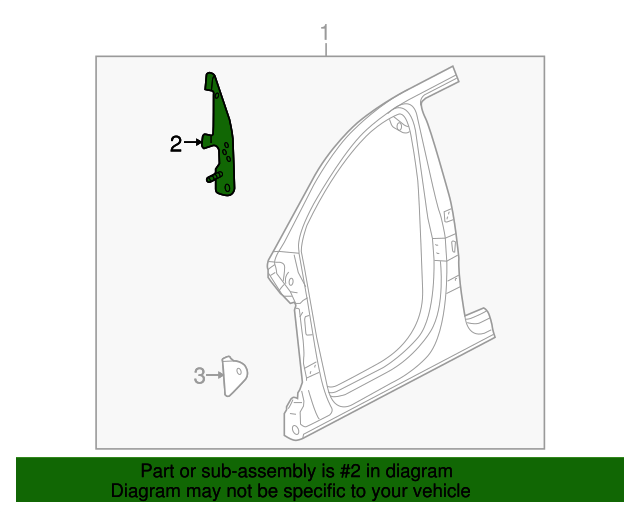 2009-2017 Audi Aperture Panel Bracket 8R0-809-075-D | Audi USA Parts