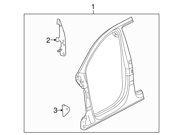 2009-2017 Audi Fender Bracket 8R0-821-471 | AutoNationParts.com