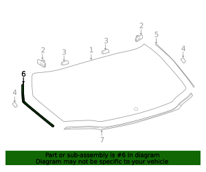 2018-2021 Toyota C-HR Reveal Molding 75574-10030 | OEM Parts Online