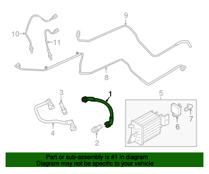 Genuine OEM Ford Part - Crankcase Tube FL3Z-6758-C | Genuine OEM Ford ...