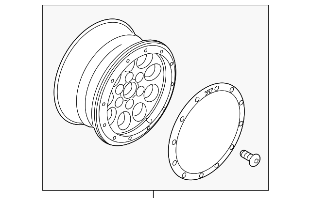 Genuine OEM Ford Part - Wheel, Spare DL3Z-1007-D | Genuine OEM Ford ...