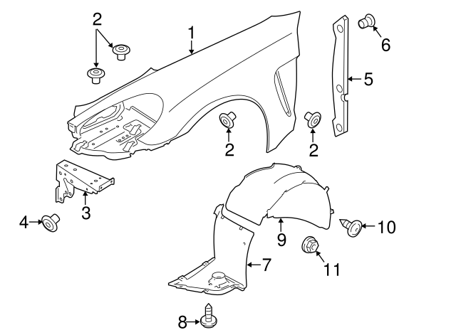 2014-2016 Porsche Panamera Liner Extension 970-504-123-25 | Sunset ...