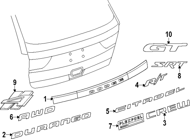 68358447AF - Front End Module Wiring | Mopar Parts Canada
