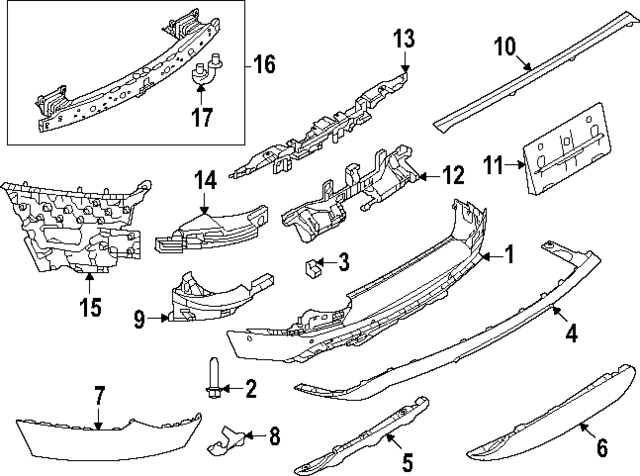 Genuine OEM Lower Cover Part# LR168988 Fits 2023 Land Rover Range Rover ...