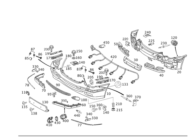 Trim - Part #203-885-00-25 | Mercedes Parts Center