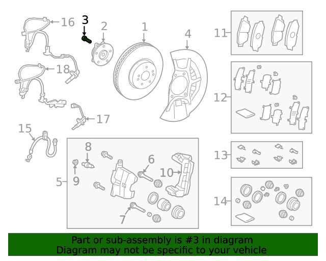 90942-02082 - Wheel Stud For 1990-2024 Lexus | Lexus OE Parts