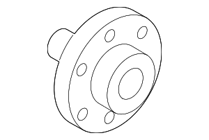 2013-2015 Audi Rear Hub 8K0-407-613-D | Audi USA Parts