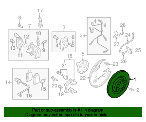 2013-2015 Audi RS5 Rotor 8T0-615-601-A | OEM Parts Online