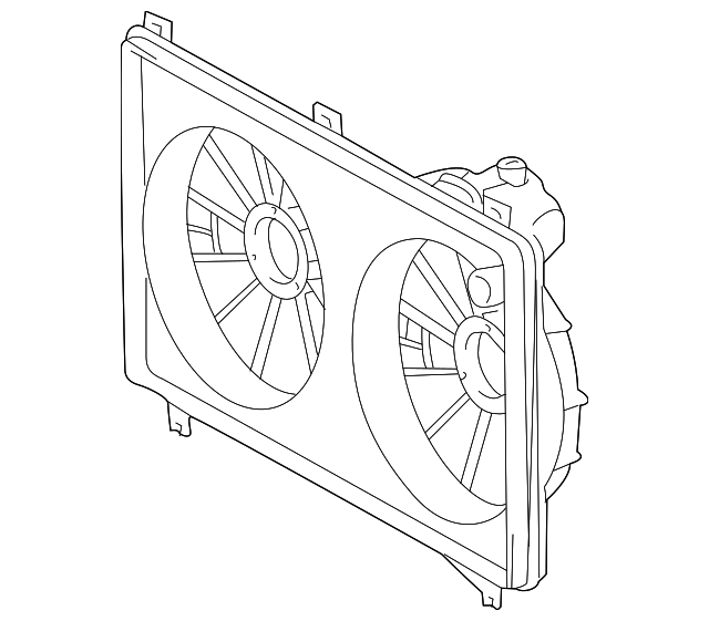 2013-2015 Lexus GS350 Fan Shroud 16711-31570 | Longo Lexus