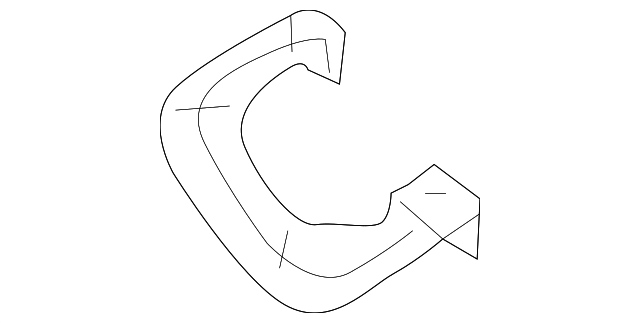 2005-2009 Hyundai Tucson Bumper Cover Side Bracket 86582-2E000 | QuirkParts