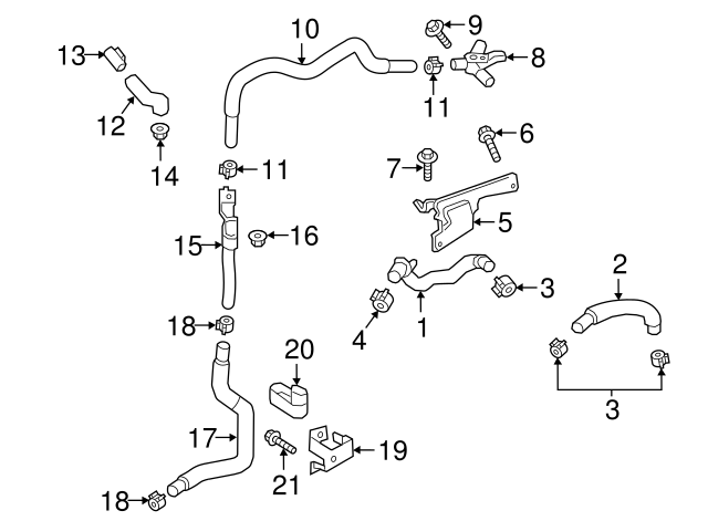 2016-2020 Infiniti Tube Assembly 21511-5CA5A | Infiniti of Orland Park