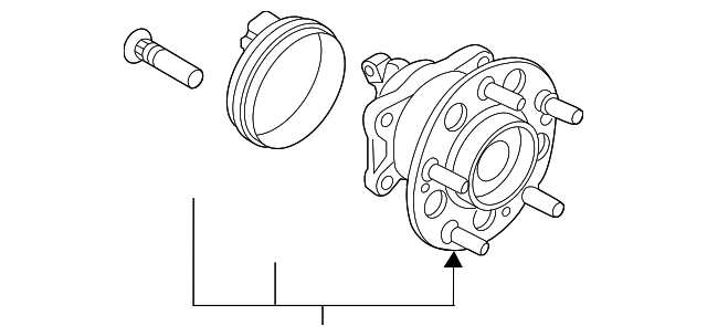Genuine Hub Assembly for 2017-2022 Hyundai | Part# 52730-G2000 ...