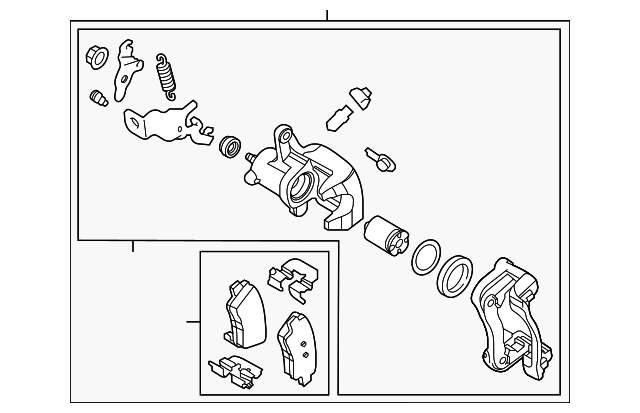 2017-2020 Hyundai Caliper Assembly 58210-G2300 | OEM Parts Quick
