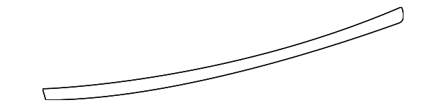 PT738-48160 - Bumper Protector, Rear, Standard Fascia 2016-2022 Lexus ...