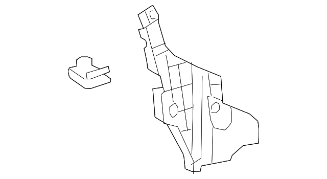 2016-2022 Lexus Lower Retainer 52565-0E030 | OEM Parts Online
