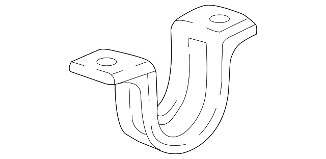 2015-2022 GM Front Passenger Side Suspension Stabilizer Shaft Clamp ...