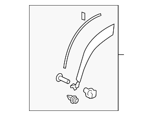 75062-78011 - Wheel Opening Molding - 2015-2020 Lexus | MyLexusParts