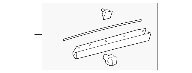 75078-78010 - Lower Molding 2015-2021 Lexus | Longo Lexus Parts