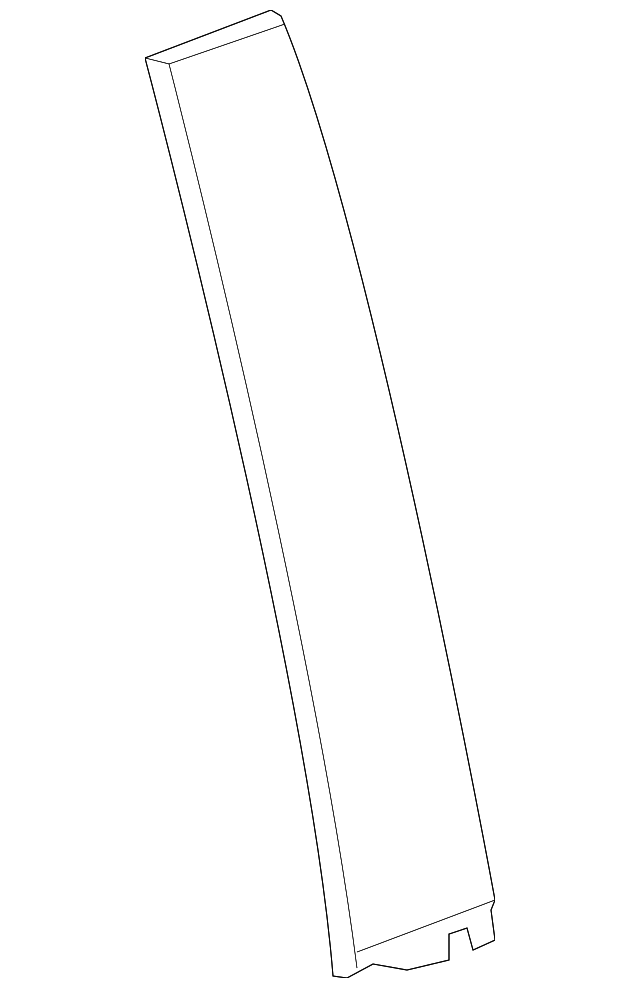84263144 - Front Driver Side Door Window Frame Rear Applique 2015-2020 ...
