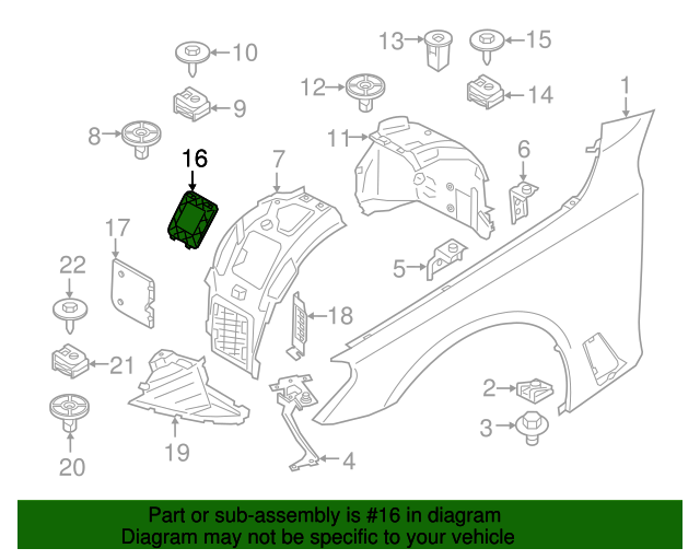 51717340199 - 2016-2024 BMW Access Cover (51-71-7-340-199) | BMW of ...