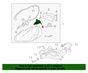 2003-2006 Porsche Cayenne Adjust Motor 955-624-209-00 | Sunset Porsche ...