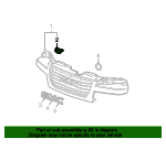 2004-2012 GM Grille Retainer 89045535 | TascaParts.com