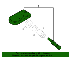 2004-2015 Mazda Tire Pressure Sensor bbm237140b | AutoNationParts.com
