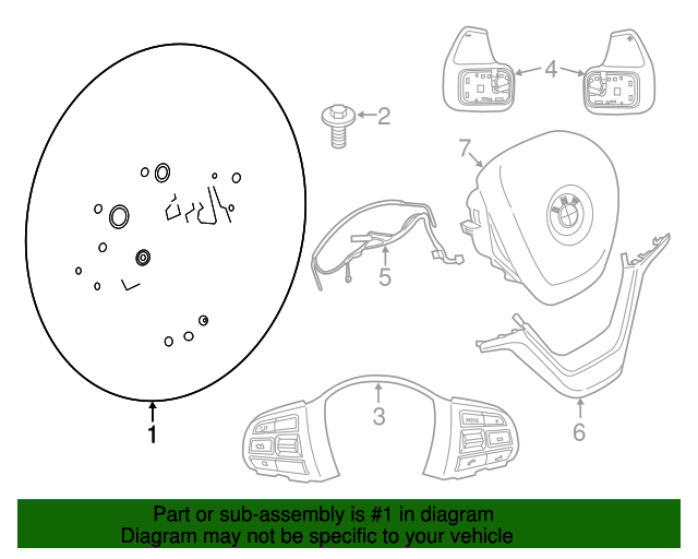 32-30-6-877-873 - Steering Wheel - 2014-2019 BMW | Buy BMW Parts Now