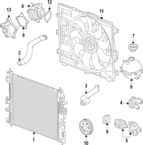 Radiator & Components for 2022 Chevrolet Equinox | GM Wholesale Direct