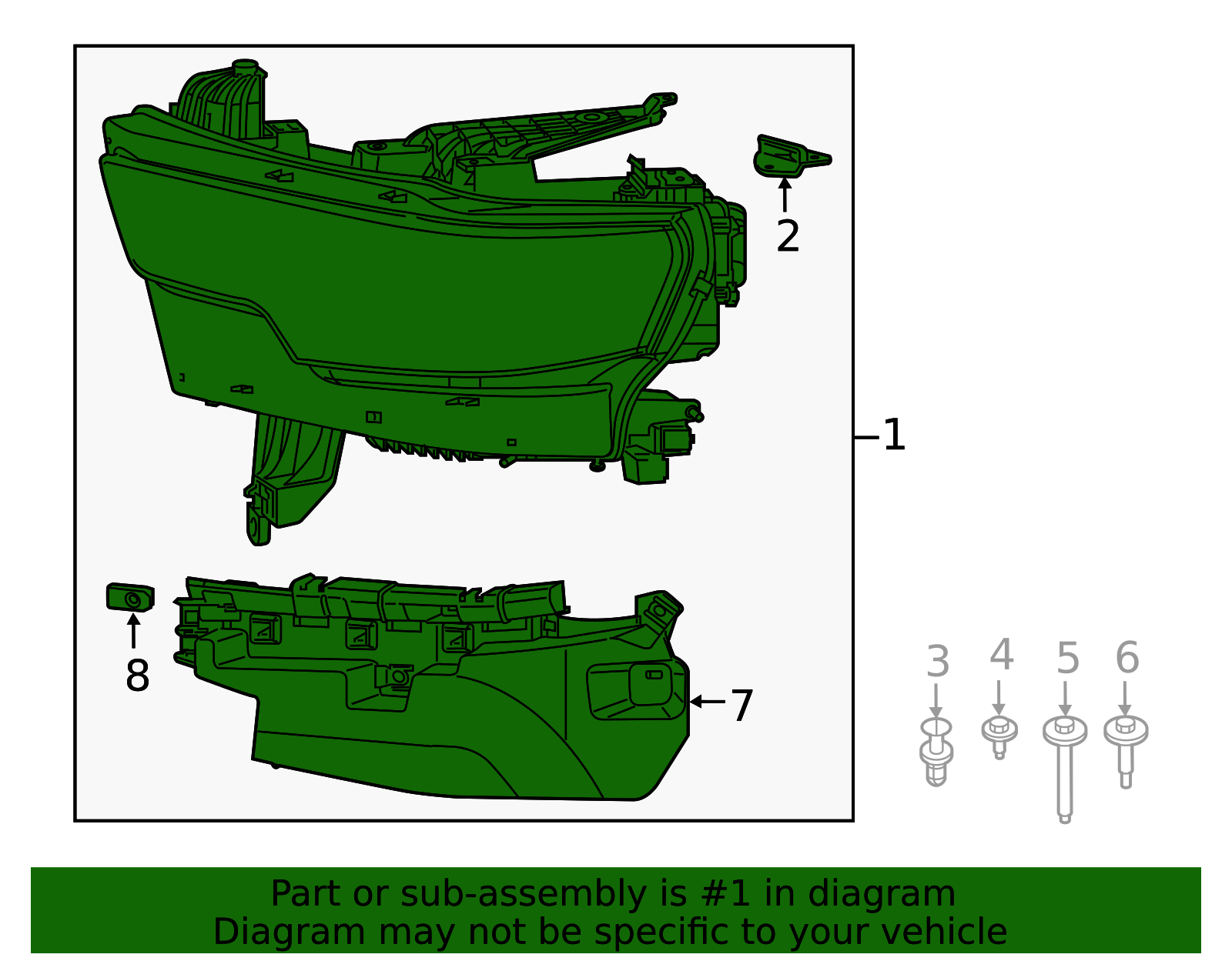 2019-2024 Ram 1500 Headlamp 68316084AH | Mopar Parts Canada