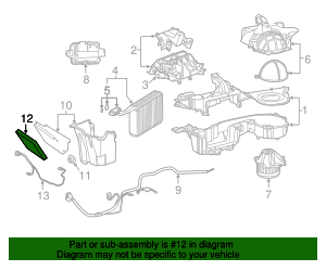 2011-2023 Mopar Cabin Air Filter 68535614AA | Mopar Parts Canada