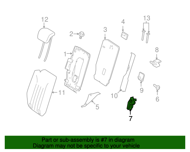 2001-2014 Mercedes-Benz Unlocking 203-920-22-72 | Mercedes-Benz Parts