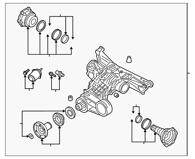 2018-2021 Audi Differential Assembly 0B0-500-043-N | Audi USA Parts
