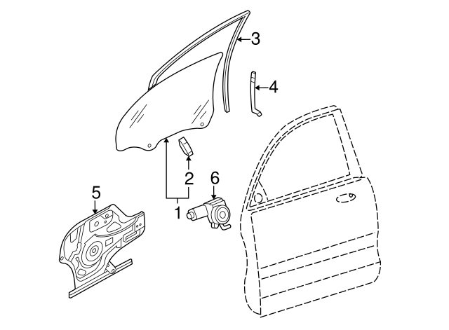 82560-2G000 - Lower Channel 2006-2010 Kia Optima | Kia.Parts Store