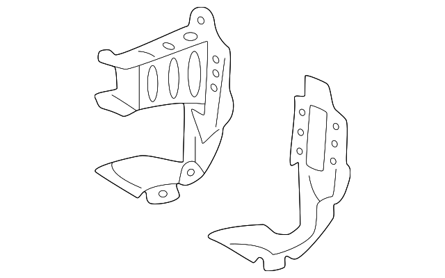 203-620-23-95 - Bumper Impact Absorber 2002-2005 Mercedes-Benz ...