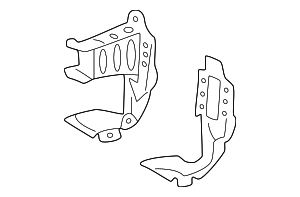 203-620-23-95 - Bumper Impact Absorber 2002-2005 Mercedes-Benz ...