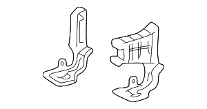 203-620-24-95 - Bumper Impact Absorber 2002-2005 Mercedes-Benz ...