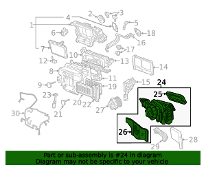 2018-2023 Audi Blower Case 4M1-820-024-B | Audi USA Parts