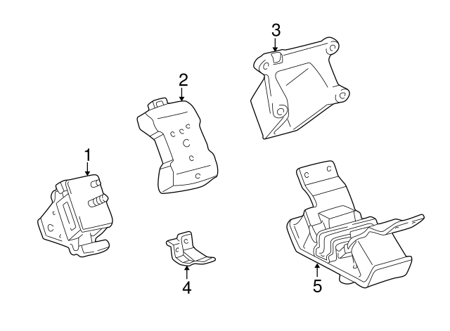 1996-1998 Toyota 4Runner Engine Mount (Front) 12361-62110 | OEM Parts ...