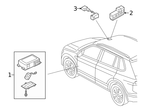 Electrical Components for 2019 Volkswagen Tiguan | Volkswagen Parts Plus