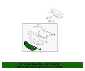 2007-2009 Hyundai Santa Fe Steering Column Cover 84850-2B150-WK ...