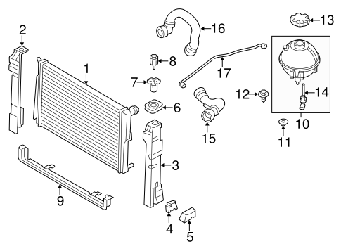 Radiator & Components for 2011 BMW X3 | getBMWparts