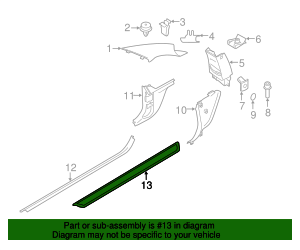 2014-2021 BMW Cover, entrance 51-47-7-267-917 | AutoNationParts.com