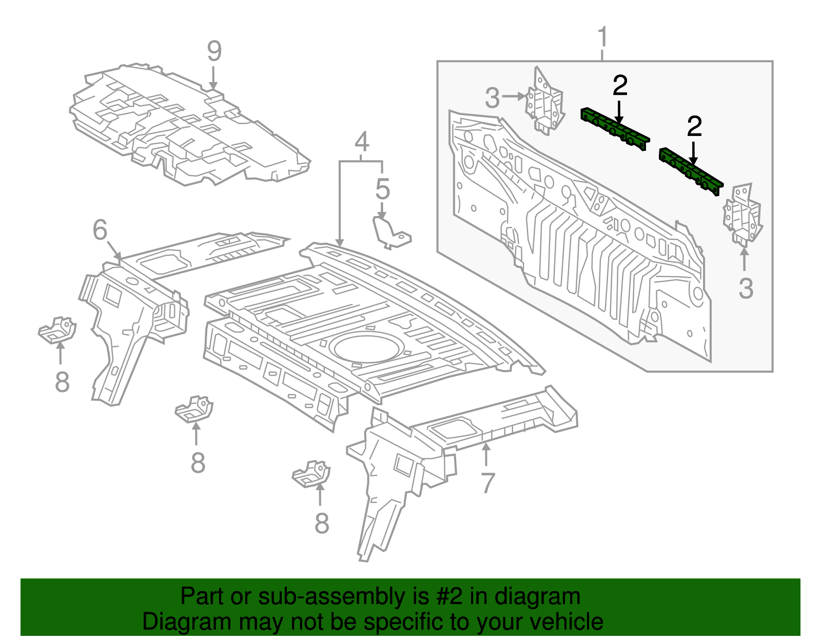 2018-2025 Toyota Bumper Bracket 58385-06150 | Toyota Parts Center