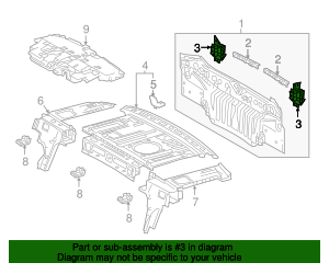 58303-06030 - Support Bracket - 2018-2024 Toyota Camry | OEM Genuine ...